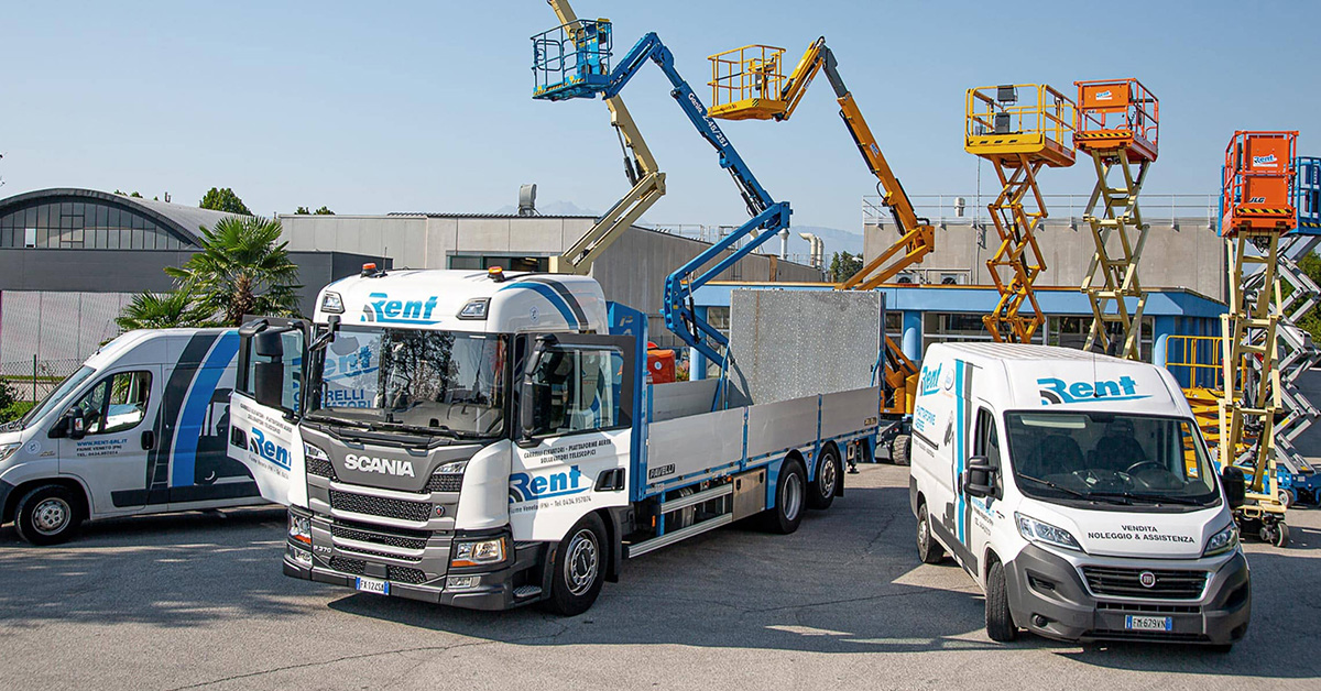 Rent: Noleggio Piattaforme Aeree e Carrelli Elevatori